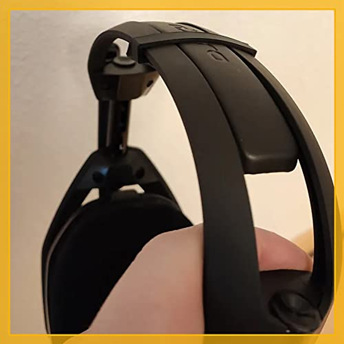 SplashNColor A50 Support Brace Clamps Upgrade for Cushion - Enhance Your Headphone Comfort with Durable and Secure Fit - Compatible with Astro A50 Gen. 4 and Mod Kit - 2 Pack Black