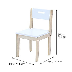 Fantasy Fields 3 Piece Way, White Play 2 Chairs Set with Storage and Convertible Chalkboard Table Top