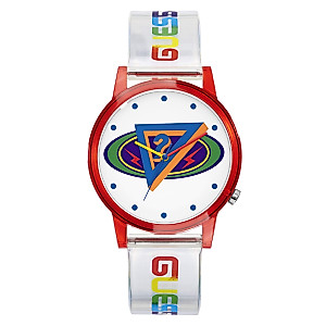 Guess x J Balvin Red Logo Watch