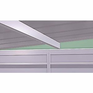 Arrow Select 6' x 4' Outdoor Lockable Steel Storage Shed Building, Sage Green