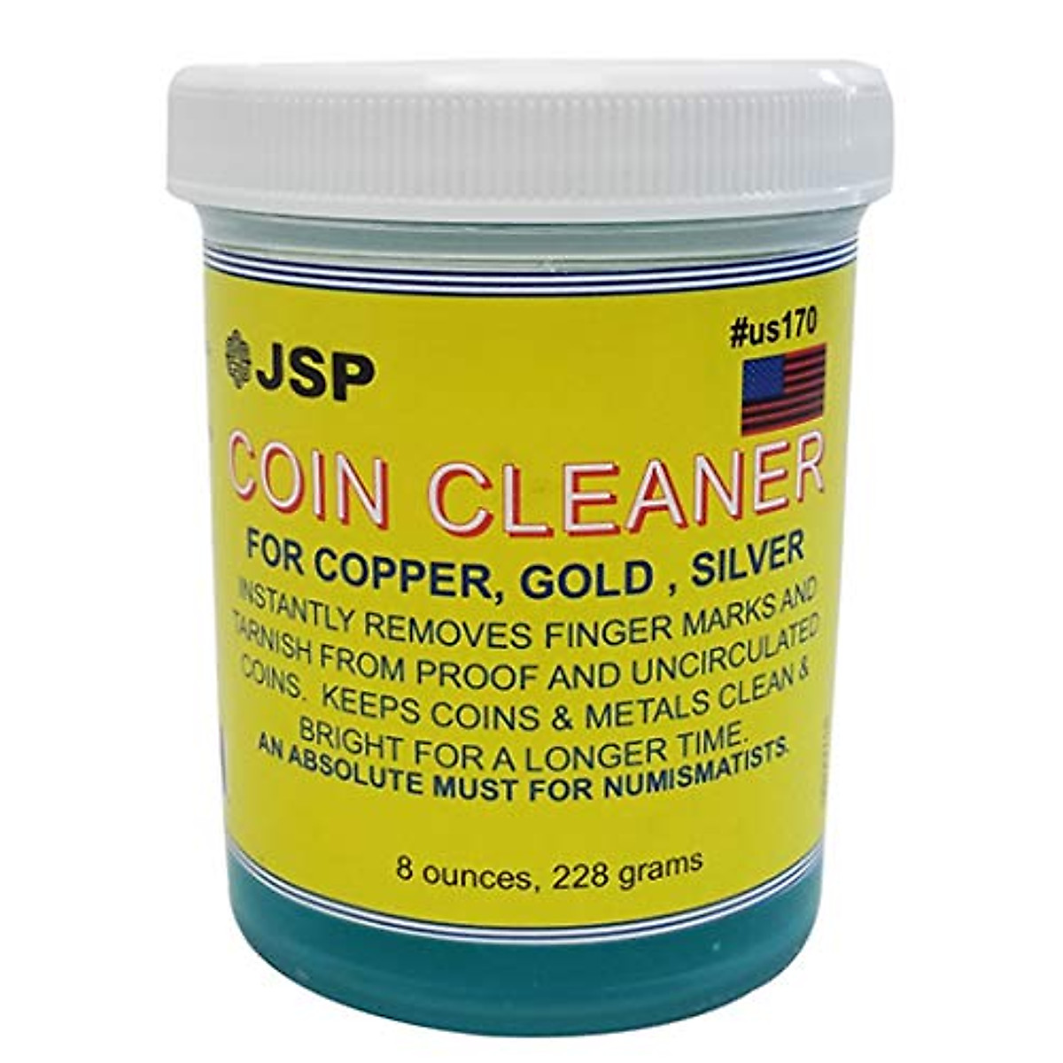 JSP® Super Coin Cleaning DIP 8 Ounces with Basket 1 Unit