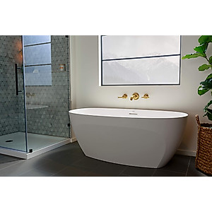 KOHLER K-T14429-4-BL Purist® Deck- or Wall-Mount High-Flow Bath Valve Trim with Lever Handles