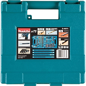 Makita XT269M 18V LXT Lithium-Ion Brushless Cordless 2-Pc. Combo Kit (4.0Ah) & B-49373 75 PC Metric Drill and Screw Bit Set