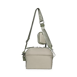 Steve Madden Farren Nylon Dome Crossbody Bag, Sage