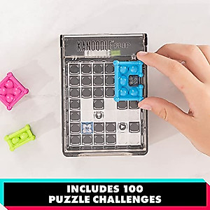 Educational Insights Kanoodle Flip 3-D Brain Teaser Puzzle Game for Kids, Teens And Adults, Featuring 100 Challenges, Ages 7+