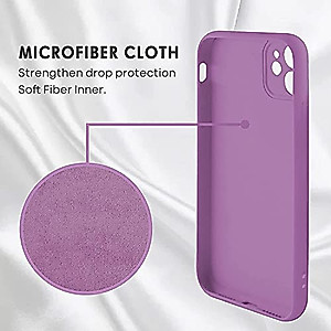 SouliGo iPhone 11 Case, Phone Case iPhone 11, Slim Silicone Protective Kickstand Ring Holder Soft Rubber Hybrid Hard Bumper Shockproof Protection Non-Slip with Car Mount Girls Women Cover, Deep Purple
