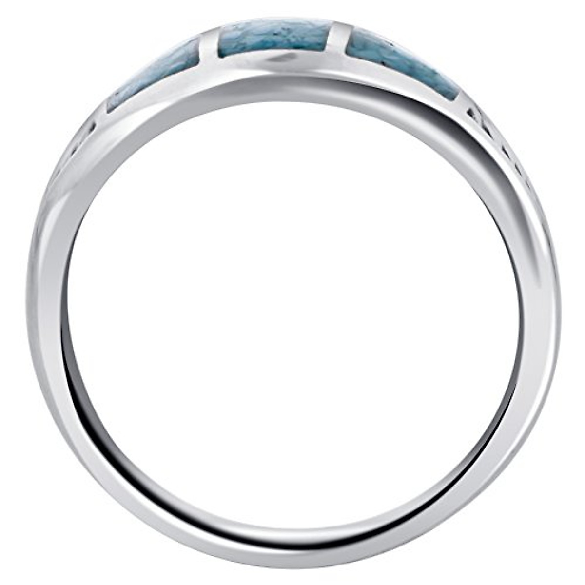 Southwestern Style Turquoise Gemstone 925 Sterling Silver Ring for Women Size 9