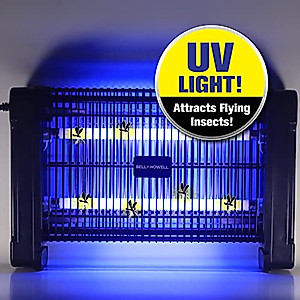 Bell + Howell Monster Zapper 2,800-Volt, 20-watts - Attracts and Kills Houseflies, Mosquitoes, Gnats - Electric Indoor Pest Control As Seen On TV