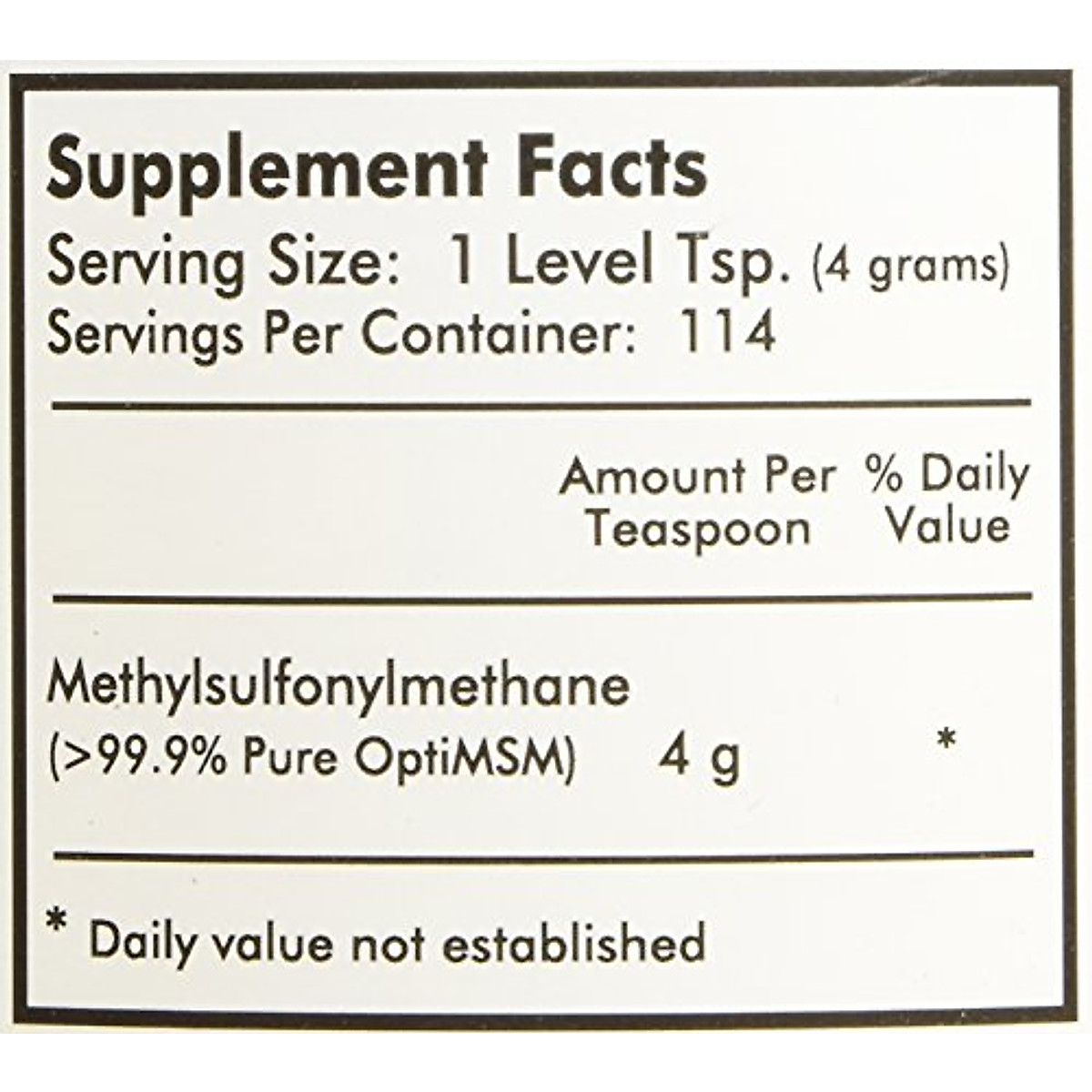 Kala Health MSMPure MSM - 1 lb Fine Powder Crystals, 99.9% Pure Distilled Organic Sulfur Crystals for Joint Health, Skin & Hair, Made in The USA