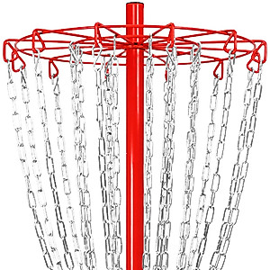 Remix Double Chain Practice Basket for Disc Golf - Red