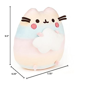 GUND Pusheen Rainbow Ombre Plush, Stuffed Animal for Ages 8 and Up, Rainbow, 9.5”