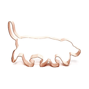 Hunting Basset Hound Copper Cookie Cutter