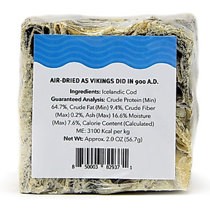 Icelandic+ Large Cod Skin 2" Cube Dog Treat