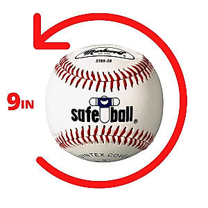 Markwort Safe-T-Ball Baseball, White, 9-Inch (Dozen)