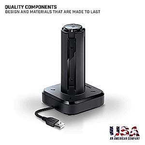 Bionik Tetra Power - Nintendo Switch Joy Con Charging Dock (4 Controllers) with Built-In Cable Adjustment System and LED Charge Status Indicators
