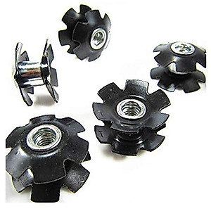 WIROJ BlueSunshine 5 Pcs Cycling Mountain Road Bike Bicycle Headset Star Nut for Fork 1-1/8" (28.6mm)