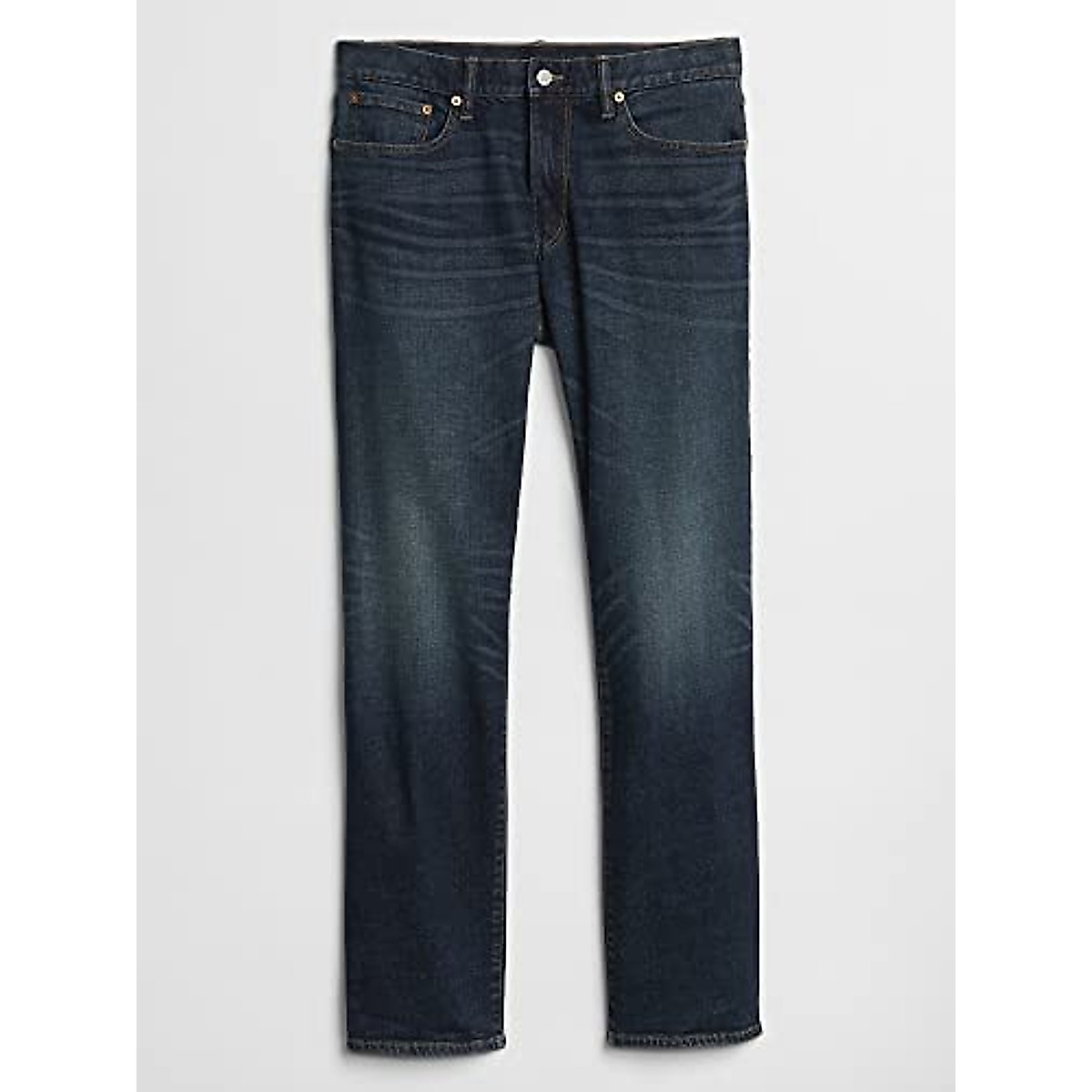 GAP Mens Straight Fit Jeans, Tinted Blue, 36W x 30L US
