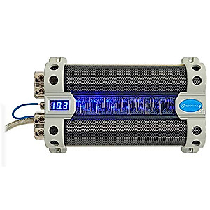 Rockville RFC30F 30 Farad Capacitor Voltage Display+Amp Kit