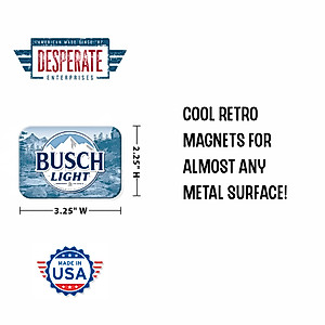 Desperate Enterprises Busch Light Refrigerator Magnet - Funny Magnets for Office, Home & School - Made in The USA