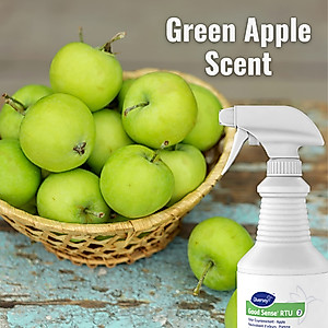 Diversey Good Sense Rtu Liquid Odor Counteractant, Apple Scent, 32 Oz Spray Bottle