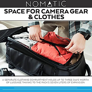NOMATIC McKinnon Camera Pack- Travel Camera Bag by Peter McKinnon for Photographers, DSLR Camera Backpack for Men and Women