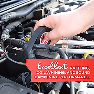 XFasten Wire Harness Tape, 3/4-Inch by 50-Foot (5-Pack), High Temp Wiring Loom Harness Self-Adhesive Felt Cloth Electrical Tape for Automotive Engine and Electrical Wiring