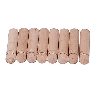 Zerodis 8pcs Wooden Needle Case, Store Hand Sewing Needles Box Polishing Portable Sewing Needle Holder for Household