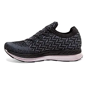 Brooks Womens Bedlam Running Shoe - Black/Black/Rose - B - 11.0