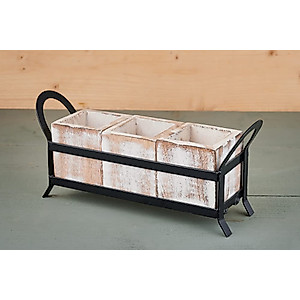 CUT02WW Wooden Utensil Cutlery Holder Caddy Flatware and Silverware Organizer Spoons, Forks, Knifes and Napkin Supplie