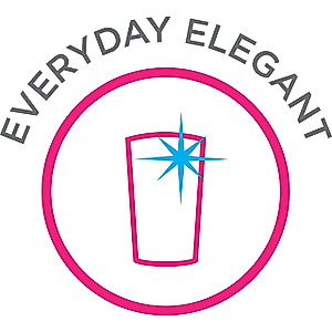 Libbey Aviva Glass Wave Serving Bowl, Large