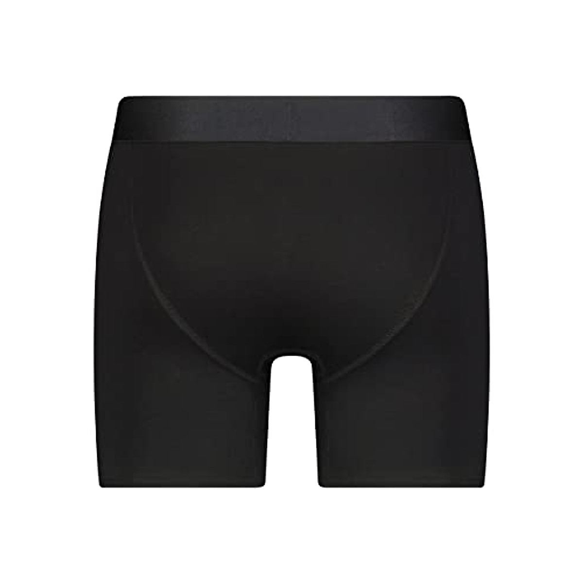 EVERLAST Mens Boxer Briefs, Perfect Boxer Brief for Men, Cotton Stretch Mens Underwear Pack of 6 (Large, Black/Black/Black)