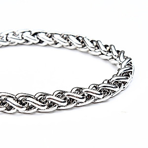 Luvalti Grandma Heart Charm Bracelet - Silver Heart Pendant Bracelet - Best Family Jewelry Gift