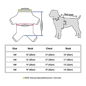 Didog Winter Puppy Dog Coat,Reflective Waterproof Windproof Dogs Cold Weather Jacket with Dual D Leash Ring, Warm Zip Up Pet Coats Clothes for Small Dogs & Cats Outdoor Walking, Red, Chest: 14”