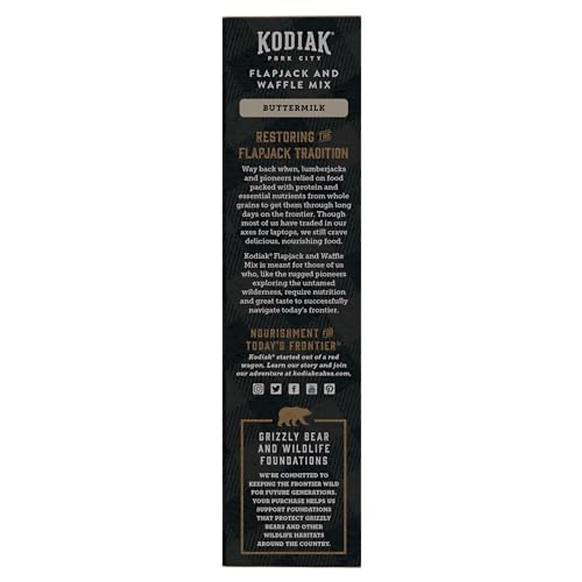 Kodiak Cakes Protein Pancake Power Cakes, Flapjack and Waffle Baking Mix, Buttermilk, 20 Oz, (Pack of 6)