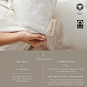 Coyuchi Air Weight Organic Wash Cloth, 6 Piece Set, Deep Dusty Aqua