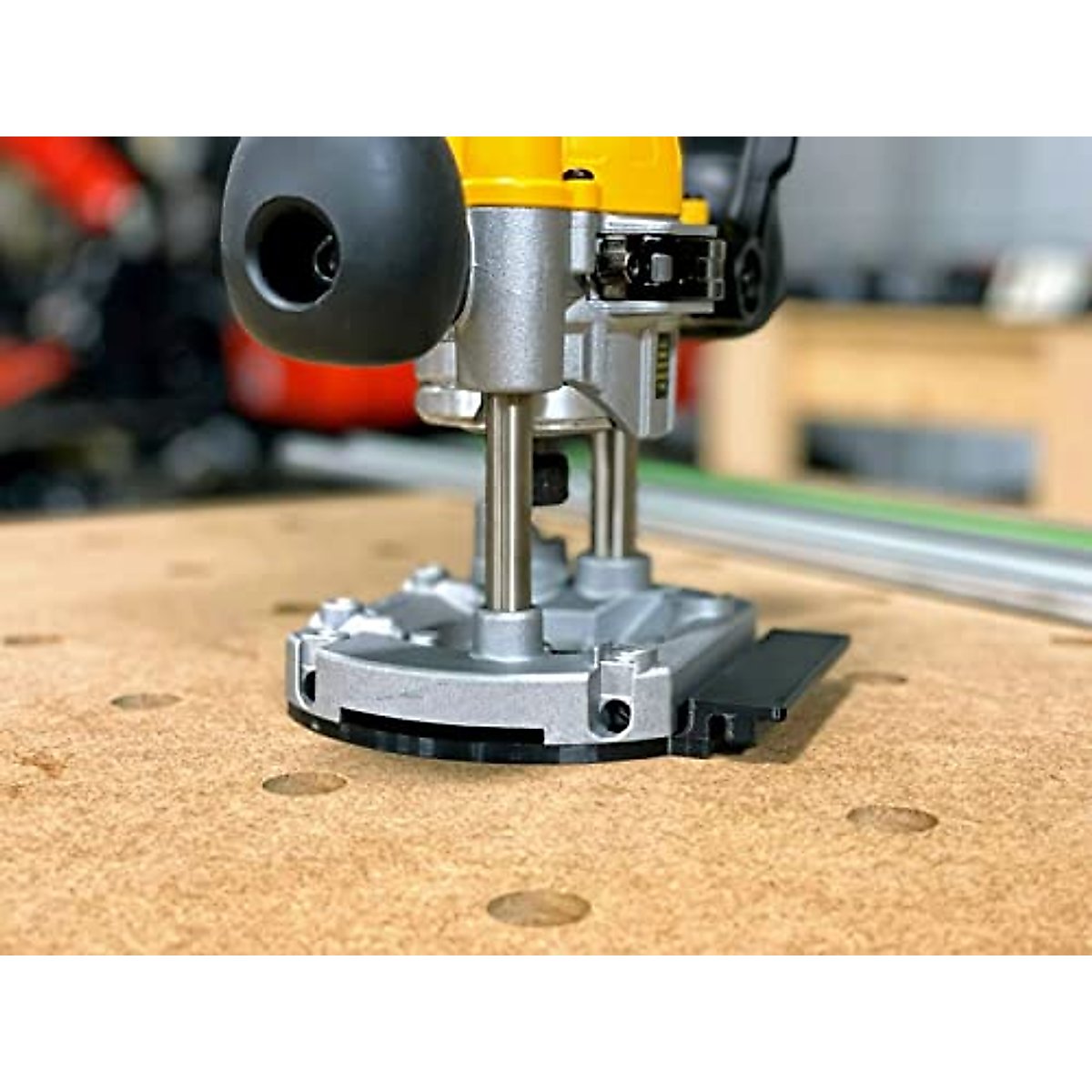 ToolCurve Guide Rail Adapter Compatible with Dewalt Trim Plunge Router