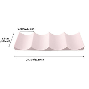 4Pcs European Style Wine Rack Countertop Wine Bottle Display Mat Wine Holder Storage Organizer Can Easy Stacker Storage Rack for Kitchen Countertops Pantry Fridge