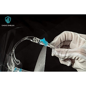 10PC Fashionable, Safe Face Shields For Everyday Use