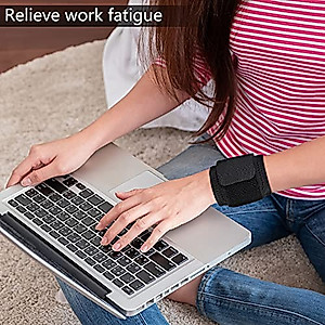 4 Pieces Wrist Wrap Adjustable Wrist Brace Splint Support Wrist Strap Carpal Tunnel Wrist Brace Right and Left Hands Wrist Guard for Men and Women Sports Weightlifting, 16.5 x 3.1 Inches