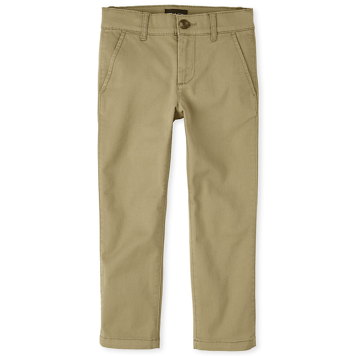 The Children's Place Boys Stretch Skinny Chino Pants,Flax Single,10