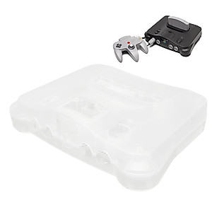 Replacement Translucent Clear Housing Case Multipurpose Retro Video Game Console Shell for N64 Retro Video Game Console
