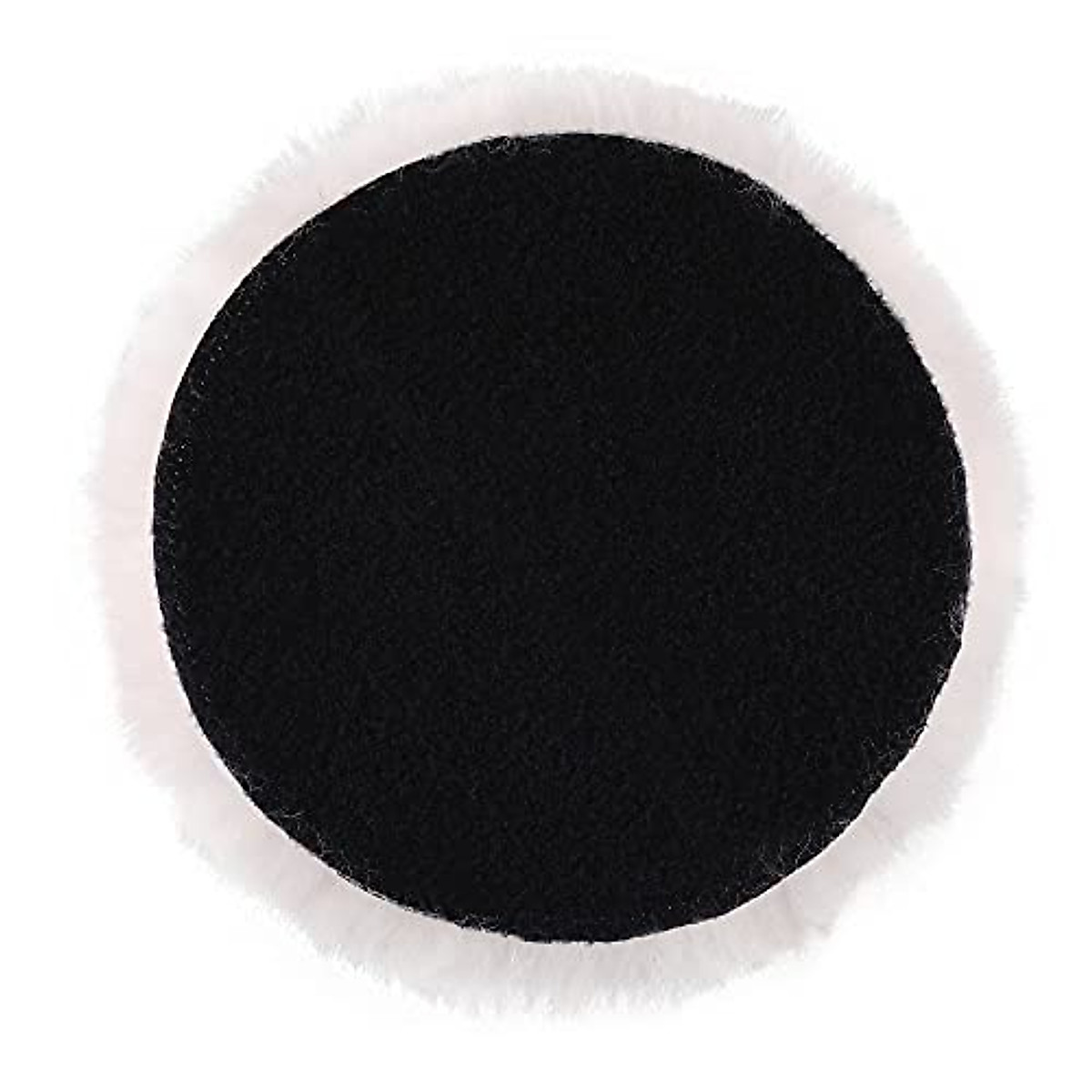LotFancy 5 Inch Wool Polishing Pads, Pack of 2 - Car Auto Buffing Pads, Used with Rotary and Random Orbit Sander/Polisher