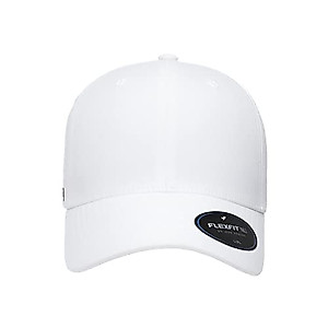 Flexfit Womens Nu Baseball Cap, White, Small-Medium US