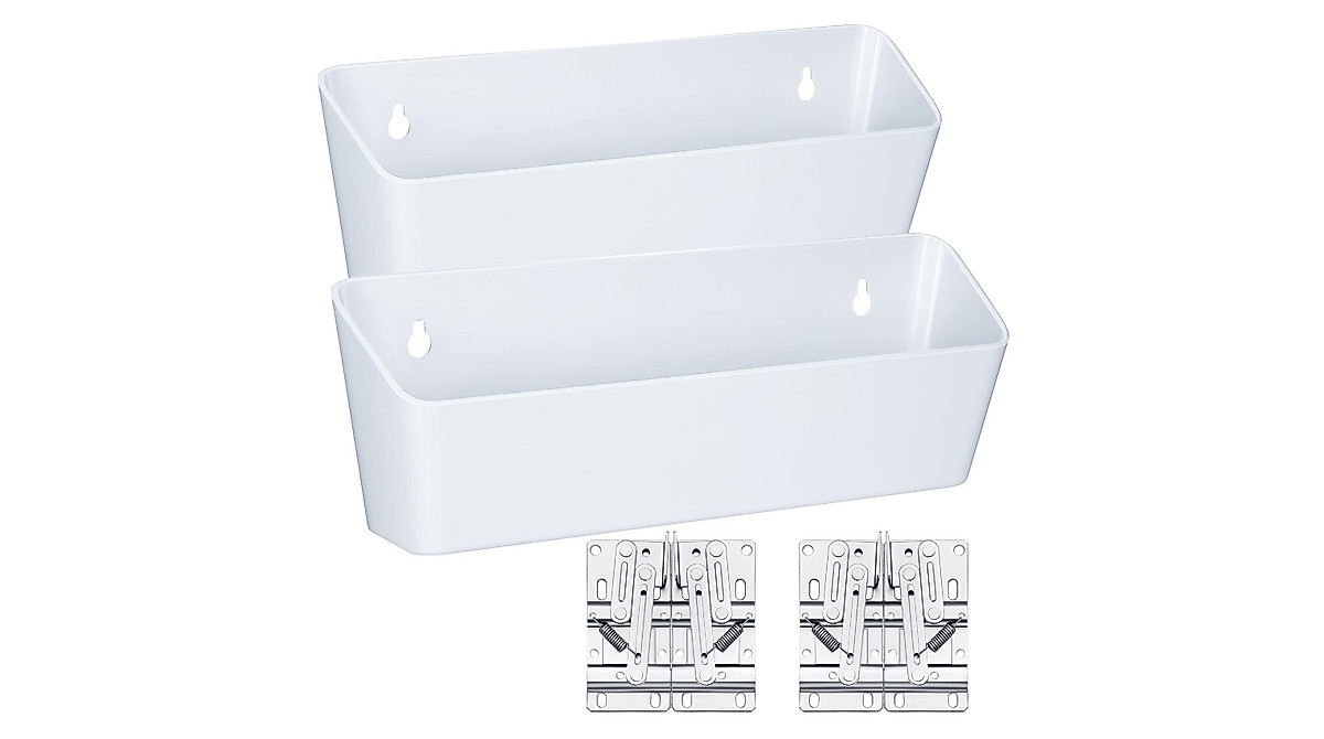 2 Pack Tip Out Tray Kit for Efficient Kitchen Storage