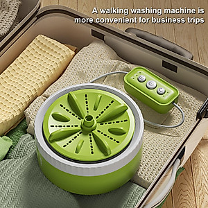 Portable Washing Machine Mini Washing Machine Portable Washer Mini Washer Travel Washing Machine USB Powered 3 Timing Modes Underwear Socks Cleaning Mini Portable Washer for Travel Business Trip Oran