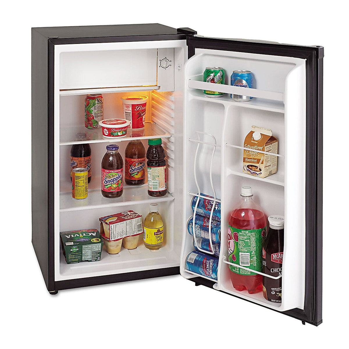 Avanti RM3316B 3.3 Cu.Ft Refrigerator with Chiller Compartment, Black