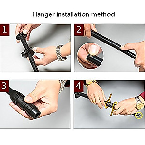 Stylish Simplicity Wine Rack/Hanging Wine Glass Stand/Creative Home Bar/Wine Rack, PIBM, Brown, 120 * 40cm