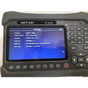 SATLINK ST-6986 Satellite TV Receiver DVB-S/S2/T/T2/C Combo Meter MPEG-4 HD H.265 (10bits) Spectrum Spectrum Analyzer Digital Satellite Finder Meter
