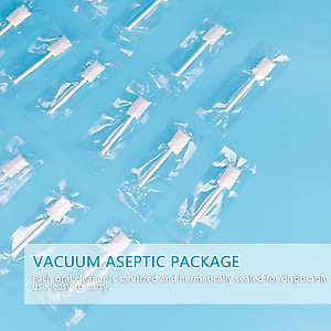 Baby Toothbrush, Baby Tongue Cleaner, 40Pcs Disposable Infant Toothbrush Clean Baby Mouth, Gauze Toothbrush Infant Oral Cleaning Stick Dental Care for 0-36 Month Baby + Free 1Pcs finger toothbrush