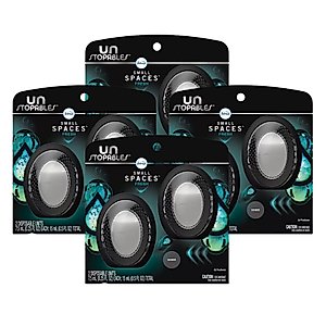 Febreze Unstopables Small Spaces, Plug in Air Freshener Alternative for Home, Fresh, Odor Fighter for Strong Odor, 8 Count, 4 Packs of 2
